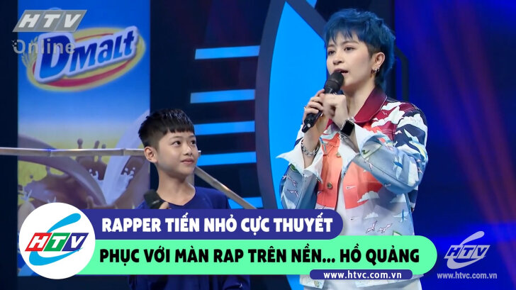 Xem Show Rapper Tiến Nhỏ cực thuyết phục với màn rap trên nền... Hồ ...