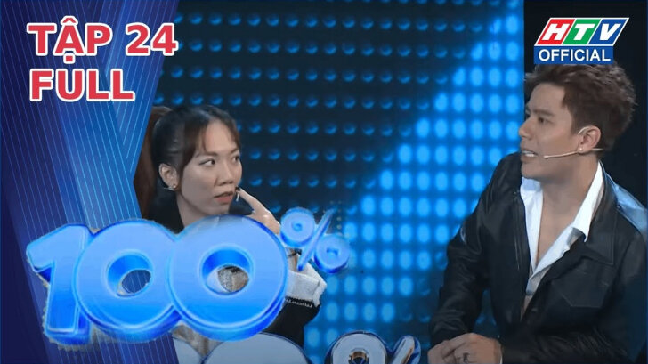 Xem Show Một Trăm Phần Trăm Tập 24: Lâm Vỹ Dạ cay cú đội của Tú Tri vì bị nam vương Đạt Kyo ví ...