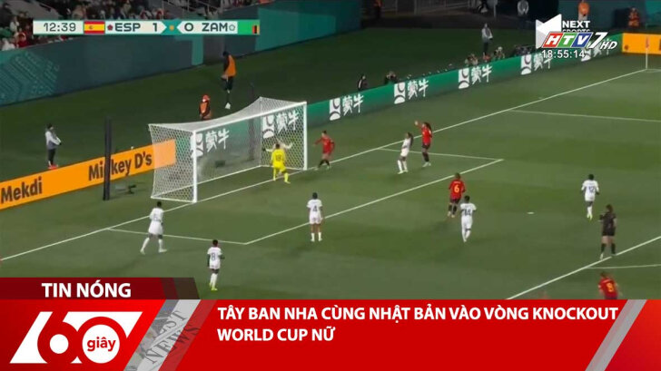 Xem Clip TÂY BAN NHA CÙNG NHẬT BẢN VÀO VÒNG KNOCKOUT WORLD CUP NỮ HD Online