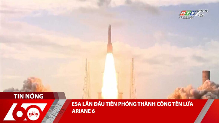 Xem Clip ESA LẦN ĐẦU TIÊN PHÓNG THÀNH CÔNG TÊN LỬA ARIANE 6 HD Online